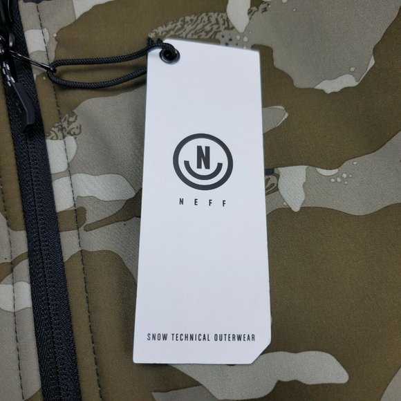 Neff | Jackets & Coats | Neff Men Camo Snowboard Full Zip Snow Tactical ...